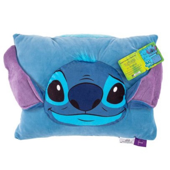 Disney | Bedding | Disney Stitch Pocket Pillow And Throw Set | Poshmark
